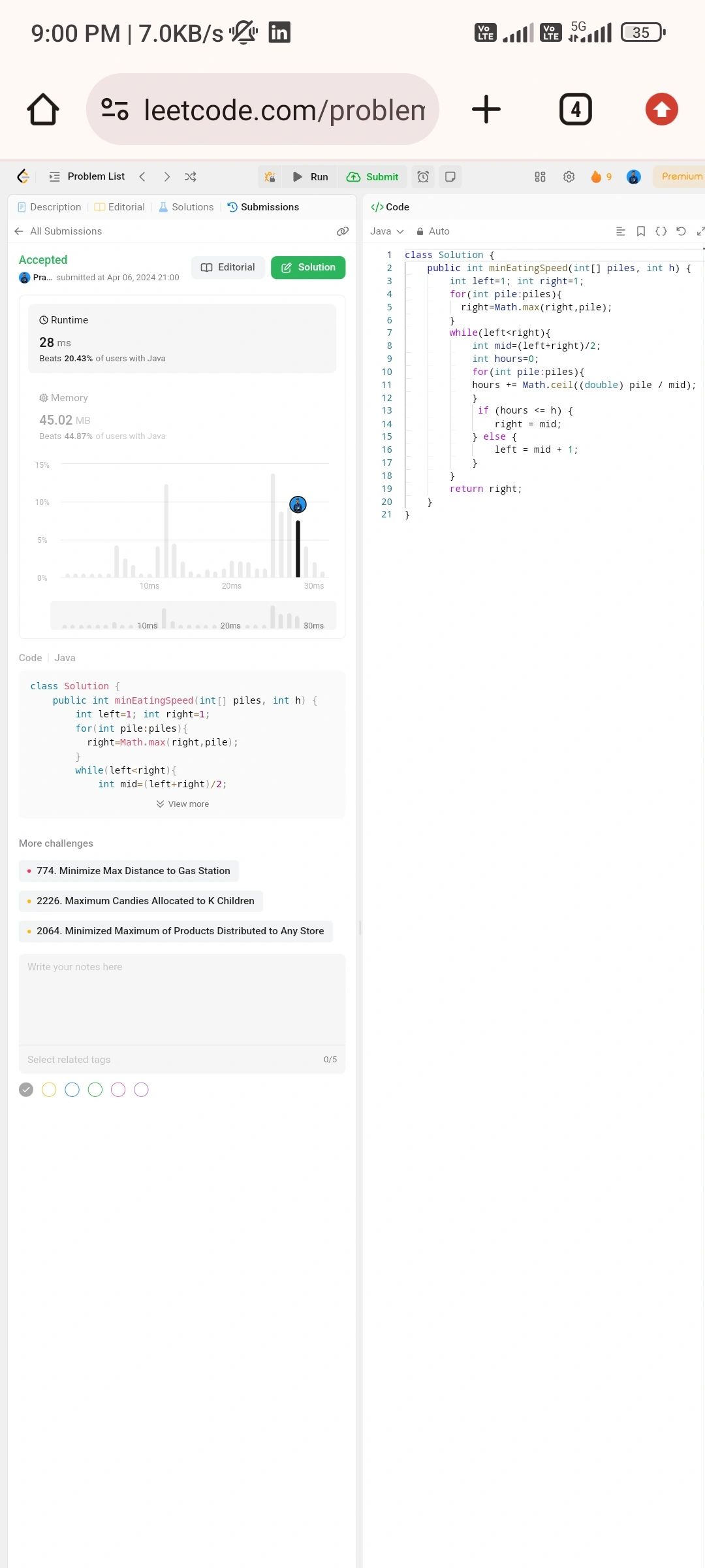 Prateek Mishra on LinkedIn: #leetcode #java #coding Prateek Mishra on LinkedIn: #leetcode #java #coding