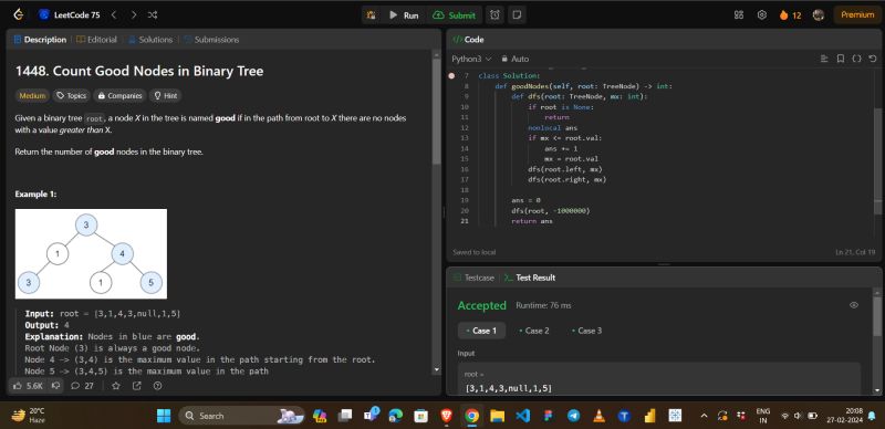 Deepesh Chourasia on LinkedIn: #100daysofcode #leetcode ... Deepesh Chourasia on LinkedIn: #100daysofcode #leetcode ...