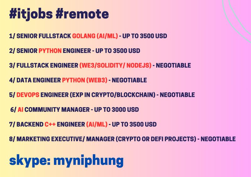 Thuc Anh (Anna) on LinkedIn: #remote #golang #python #python #devops # ... Thuc Anh (Anna) on LinkedIn: #remote #golang #python #python #devops # ...