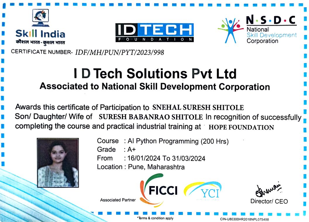 Snehal Shitole on LinkedIn: #ai #python #programming #skilldevelopment ... Snehal Shitole on LinkedIn: #ai #python #programming #skilldevelopment ...
