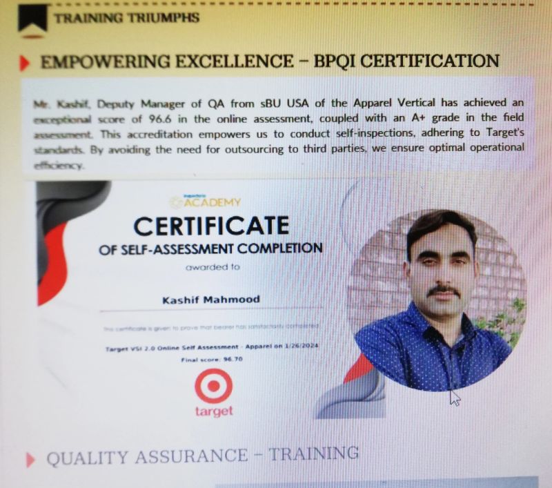 kashif Mehmood on LinkedIn: 1st Achievement for the year 2024. kashif Mehmood on LinkedIn: 1st Achievement for the year 2024.
