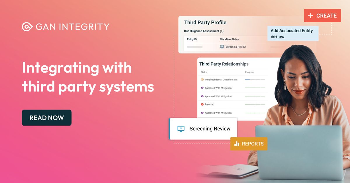 GAN Integrity on LinkedIn: Integrating third-party data into your third ... GAN Integrity on LinkedIn: Integrating third-party data into your third ...