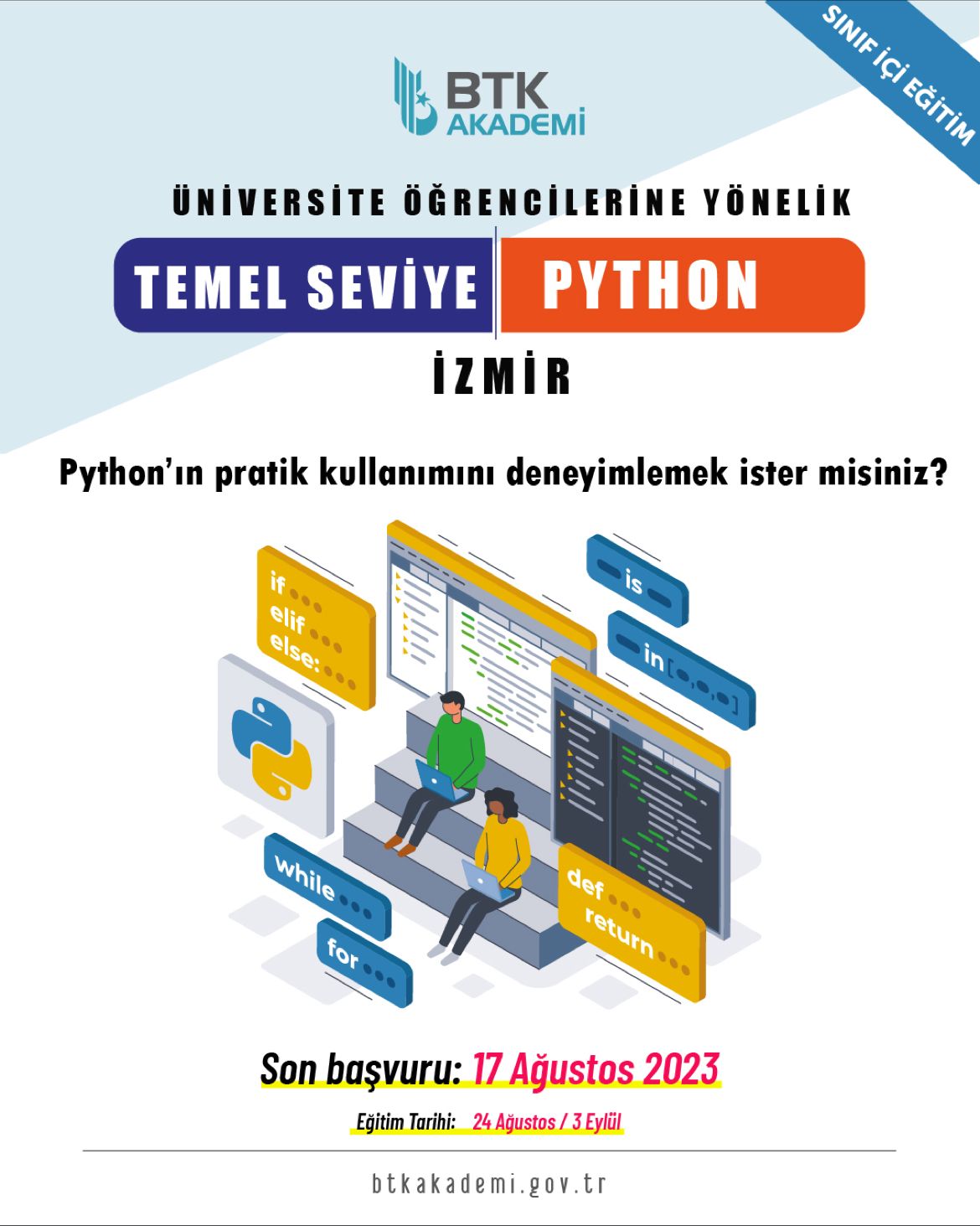 BTK Akademi LinkedIn‘de: #python BTK Akademi LinkedIn‘de: #python