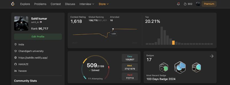 Sahil Kumar on LinkedIn: #codingjourney #leetcode #consistencywins # ... Sahil Kumar on LinkedIn: #codingjourney #leetcode #consistencywins # ...