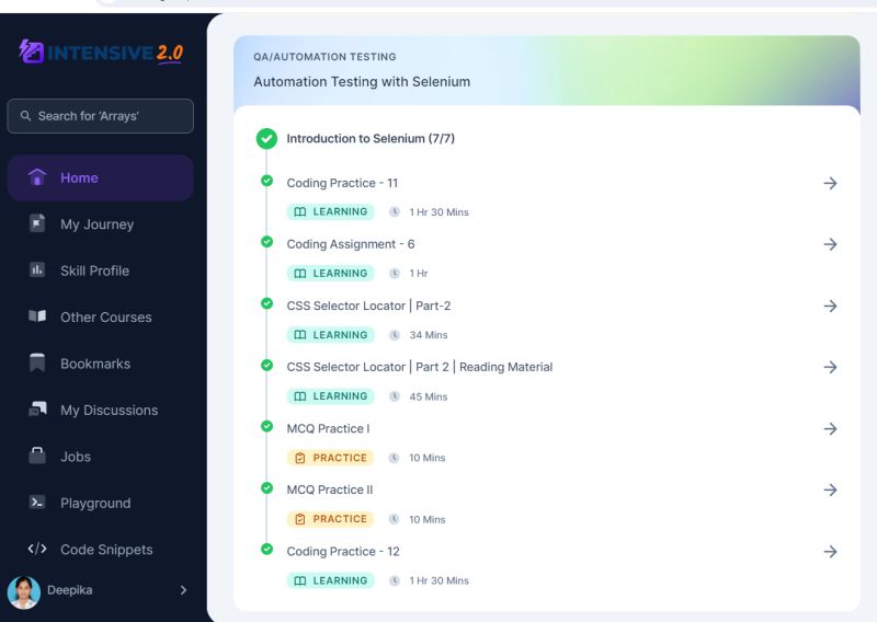 Deepika Devi on LinkedIn: #day98 #selenium #automationtesting # ... Deepika Devi on LinkedIn: #day98 #selenium #automationtesting # ...
