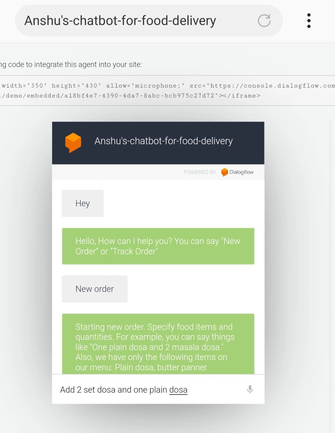 Anshu Kondawar on LinkedIn: You can also try out my chat bot project in ... Anshu Kondawar on LinkedIn: You can also try out my chat bot project in ...