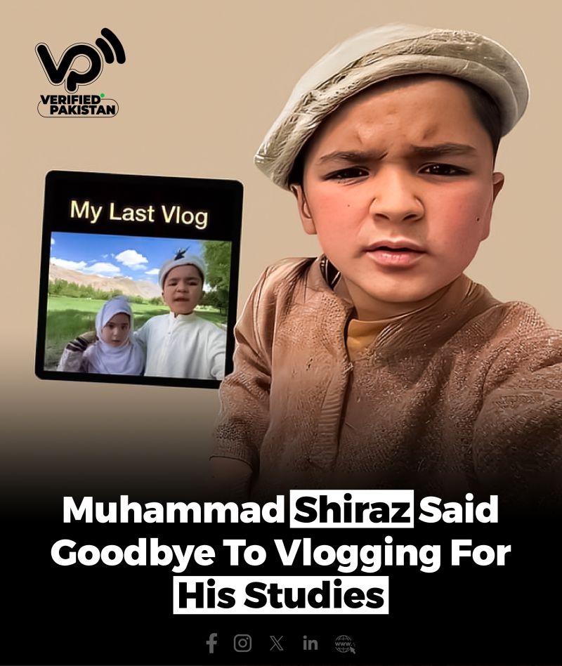 Verified Pakistan on LinkedIn: #youngest #vlogger #pakistan #quit Verified Pakistan on LinkedIn: #youngest #vlogger #pakistan #quit
