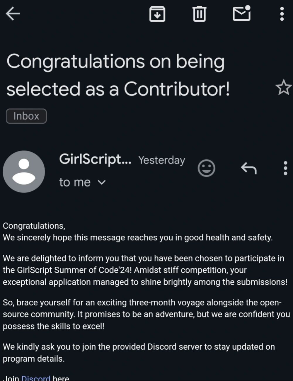 AKSHITHA YADAV BATHULA on LinkedIn: #girlscriptsummerofcode2024 # ... AKSHITHA YADAV BATHULA on LinkedIn: #girlscriptsummerofcode2024 # ...