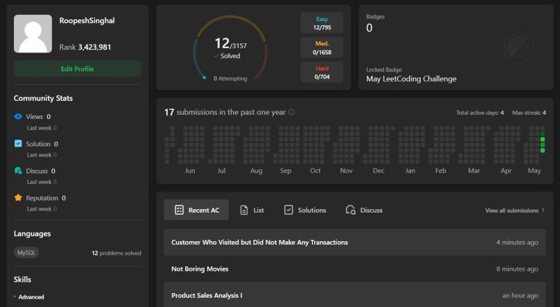 Roopesh Singhal on LinkedIn: #leetcode #sql #joins #coding #techjourney ... Roopesh Singhal on LinkedIn: #leetcode #sql #joins #coding #techjourney ...