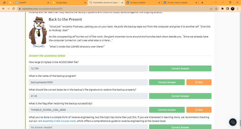 Coding Ranjith on LinkedIn: #tryhackme #hacking #adventofcyber2023 # ... Coding Ranjith on LinkedIn: #tryhackme #hacking #adventofcyber2023 # ...