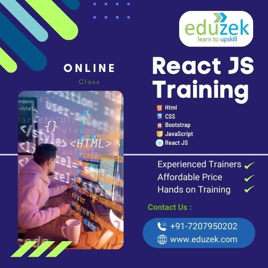 Eduzek on LinkedIn: #reactjs #frontenddeveloper #angular #training # ... Eduzek on LinkedIn: #reactjs #frontenddeveloper #angular #training # ...