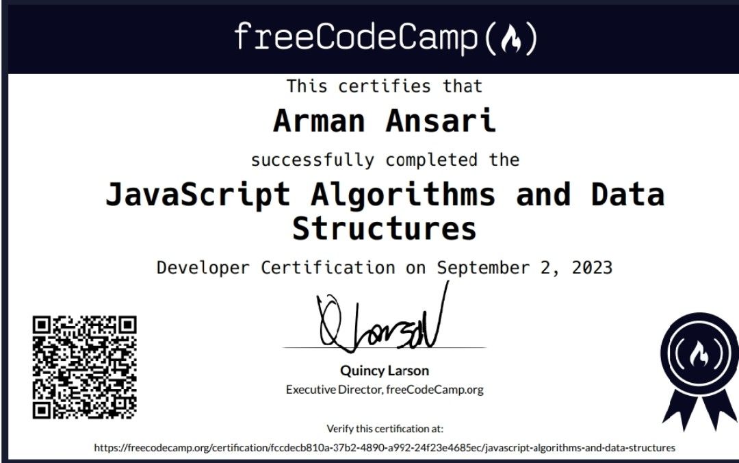 Arman Ansari on LinkedIn: #javascript #codingjourney #datastructures # ... Arman Ansari on LinkedIn: #javascript #codingjourney #datastructures # ...