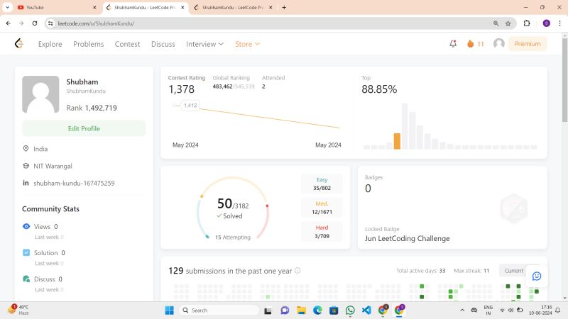 Shubham Kundu on LinkedIn: #datastructures #algorithms #leetcode # ... Shubham Kundu on LinkedIn: #datastructures #algorithms #leetcode # ...