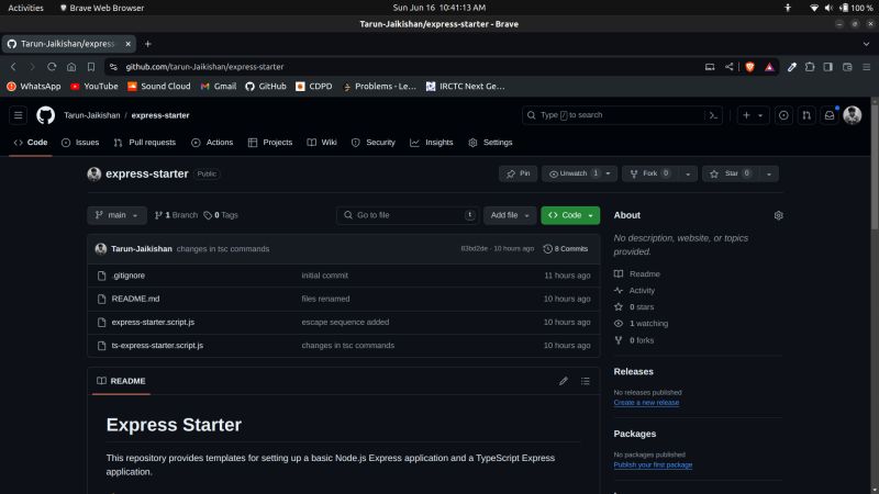 Tarun Jaikishan PK on LinkedIn: #nodejs #expressjs #typescript # ... Tarun Jaikishan PK on LinkedIn: #nodejs #expressjs #typescript # ...