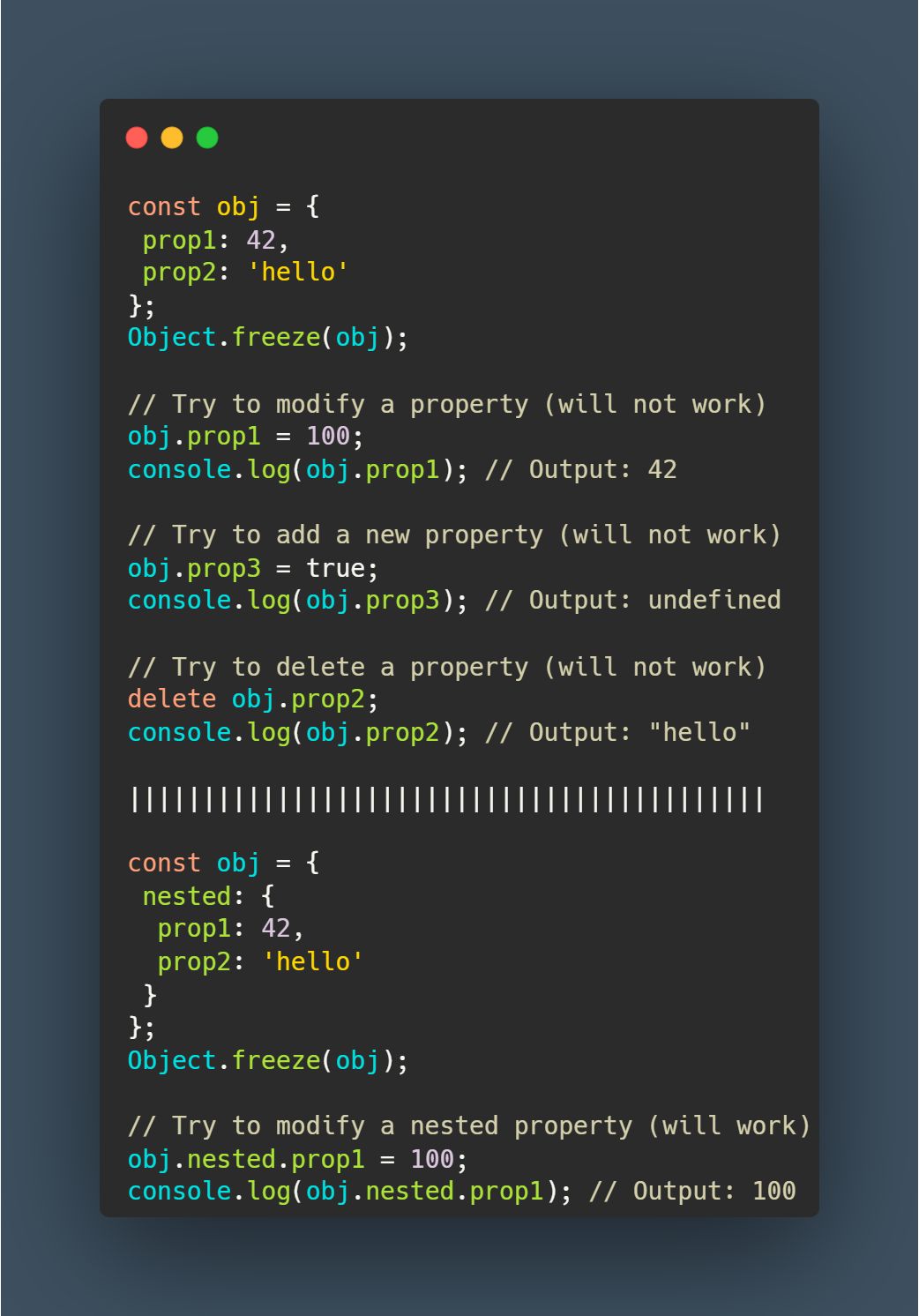 Rizwan Ahmad on LinkedIn: #javascript #programming #immutableobjects # ... Rizwan Ahmad on LinkedIn: #javascript #programming #immutableobjects # ...