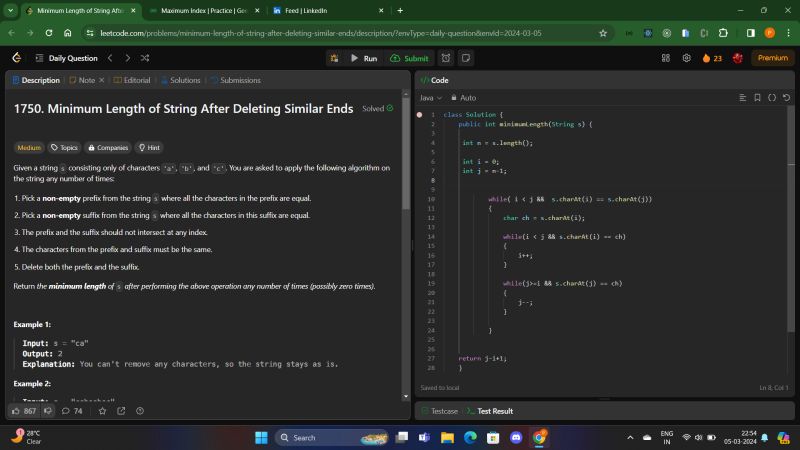 Parth Bhatti on LinkedIn: #100daysofcode #codingchallenge #leetcode # ... Parth Bhatti on LinkedIn: #100daysofcode #codingchallenge #leetcode # ...
