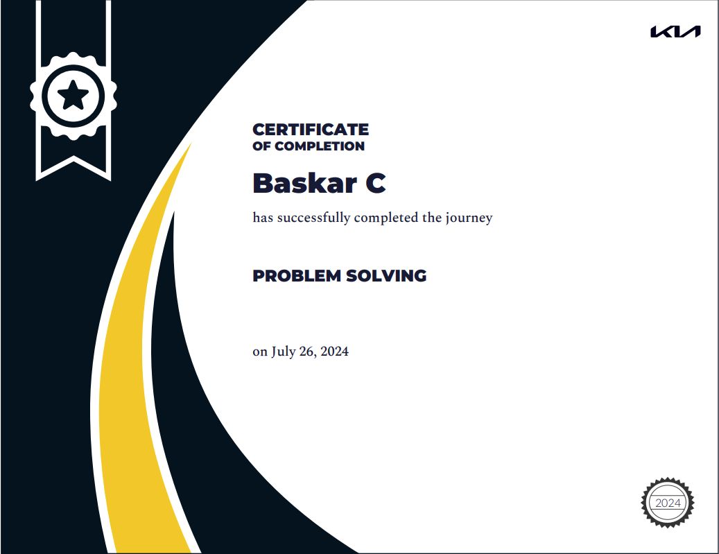 Baskar Chakrapani on LinkedIn: Successfully Completed Baskar Chakrapani on LinkedIn: Successfully Completed