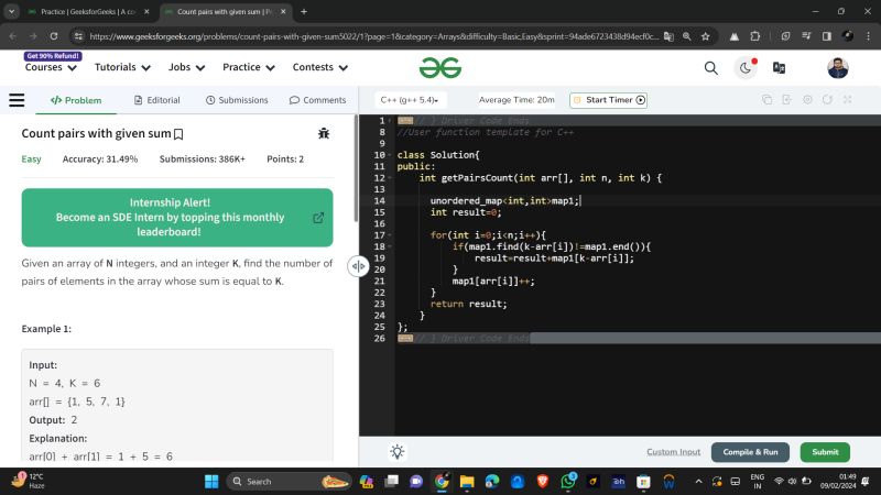 Hardik Tiwari on LinkedIn: #codingchallenge #datastructures #algorithms ... Hardik Tiwari on LinkedIn: #codingchallenge #datastructures #algorithms ...
