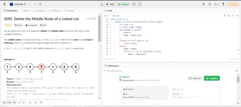 SAMPATH B. on LinkedIn: #leetcode #leetcodechallenge #leetcode2024 # ... SAMPATH B. on LinkedIn: #leetcode #leetcodechallenge #leetcode2024 # ...