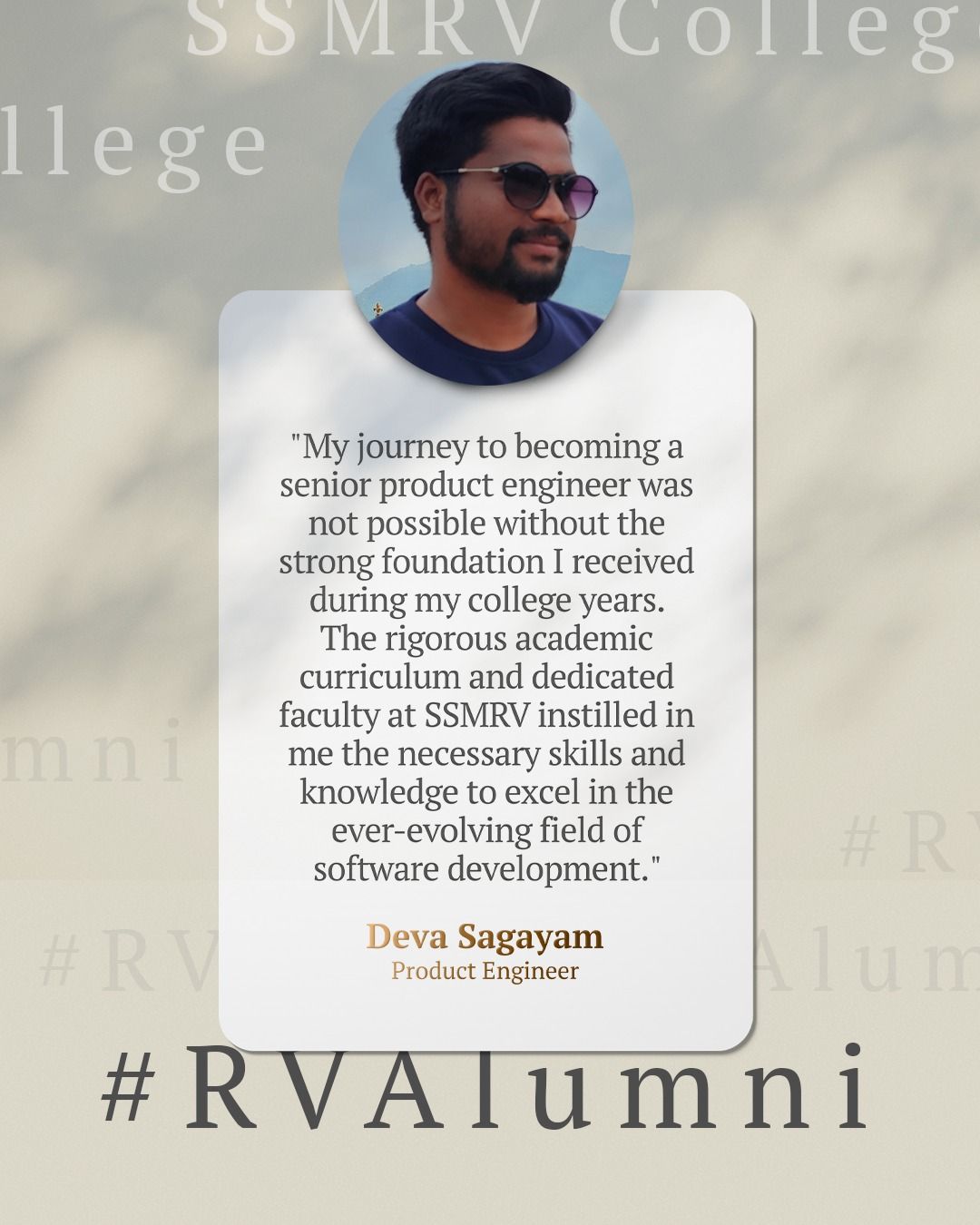 SSMRV College on LinkedIn: #rvalumni #ssmrv #alumni #college #education ... SSMRV College on LinkedIn: #rvalumni #ssmrv #alumni #college #education ...