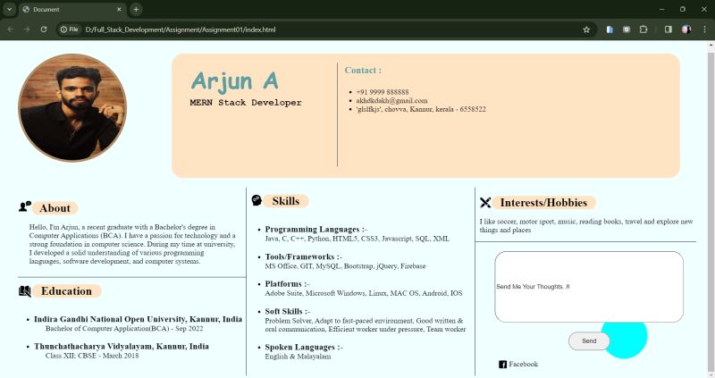 Arjun A on LinkedIn: #webdevelopment #html #css #codingjourney #html5 # ... Arjun A on LinkedIn: #webdevelopment #html #css #codingjourney #html5 # ...