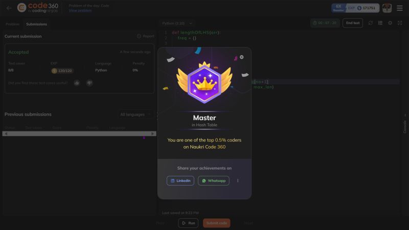 Finished Hash Table task on Coding Ninjas | Yethish pv posted on the ... Finished Hash Table task on Coding Ninjas | Yethish pv posted on the ...