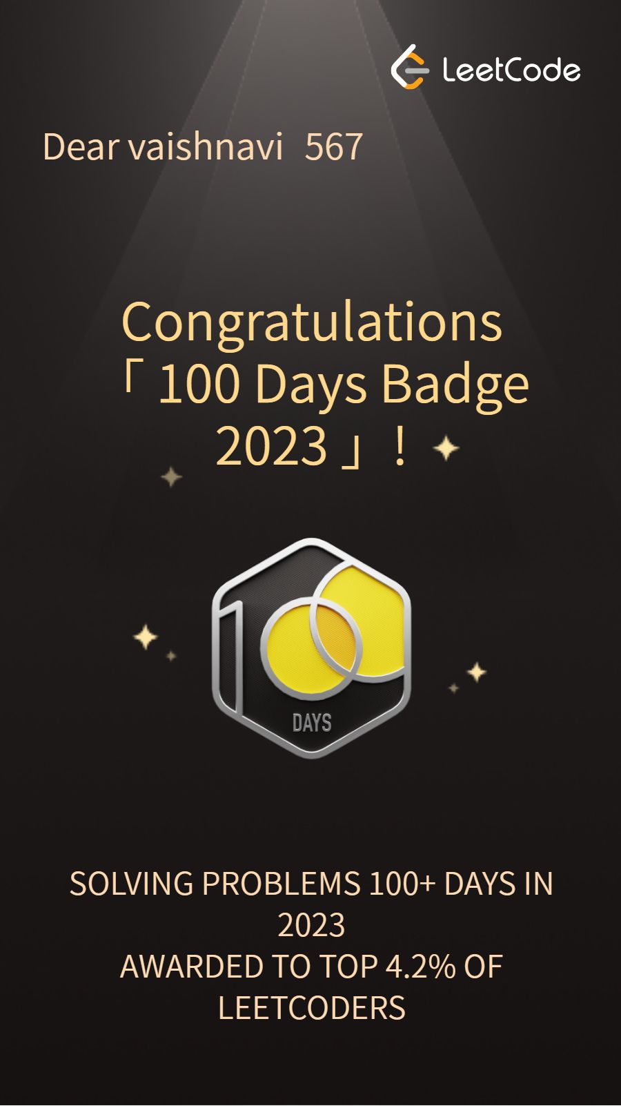 Vaishnavi Porwal on LinkedIn: #leetcodechallenge #leetcode2023 # ... Vaishnavi Porwal on LinkedIn: #leetcodechallenge #leetcode2023 # ...