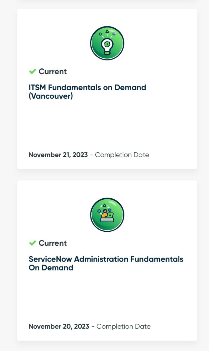 Completed ServiceNow Administration Fundamentals course | Katelyn ... Completed ServiceNow Administration Fundamentals course | Katelyn ...