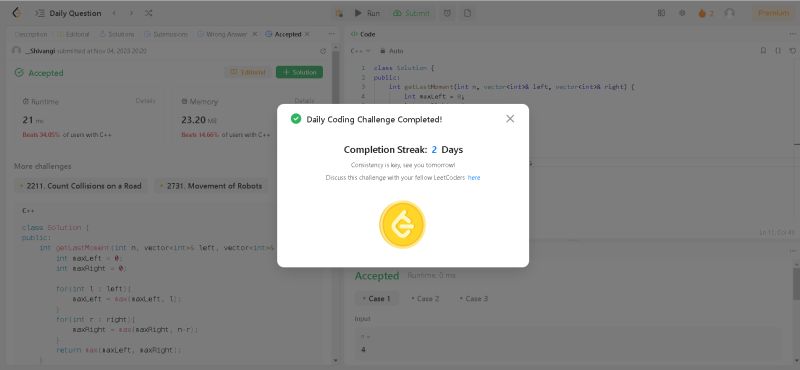 Shivangi Bangar on LinkedIn: #problemoftheday #leetcode #day2 #coding ... Shivangi Bangar on LinkedIn: #problemoftheday #leetcode #day2 #coding ...