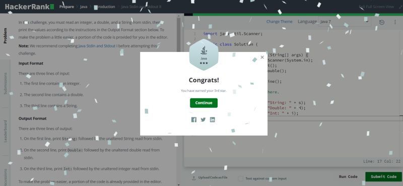 RENUKA PULAVARTHI on LinkedIn: #javaprogramming #silverbadge #star #coding RENUKA PULAVARTHI on LinkedIn: #javaprogramming #silverbadge #star #coding
