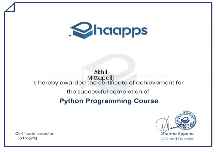 Mittapalli Akhil on LinkedIn: #happytoshare #dhaapps #is #hereby # ... Mittapalli Akhil on LinkedIn: #happytoshare #dhaapps #is #hereby # ...