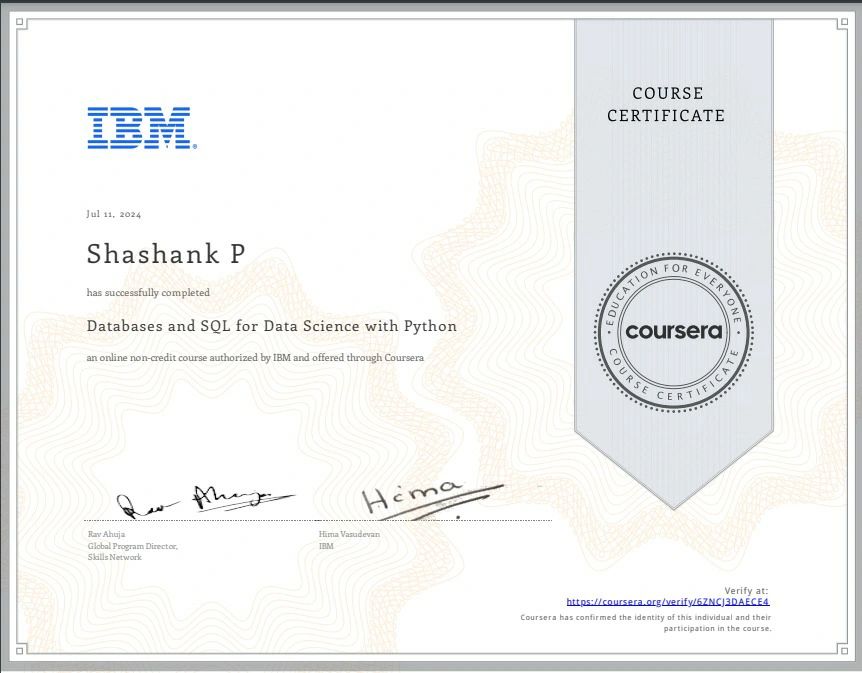 Shashank Paramashivam on LinkedIn: #sql #sqllite #python #mysql # ... Shashank Paramashivam on LinkedIn: #sql #sqllite #python #mysql # ...