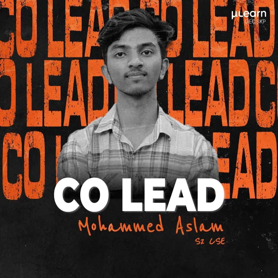 Mohammed Aslam on LinkedIn: #leadership #mulearn Mohammed Aslam on LinkedIn: #leadership #mulearn