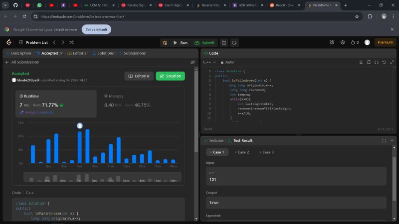 khushi patil on LinkedIn: #leetcode #cpp #palindrome #recursion #dsa # ... khushi patil on LinkedIn: #leetcode #cpp #palindrome #recursion #dsa # ...