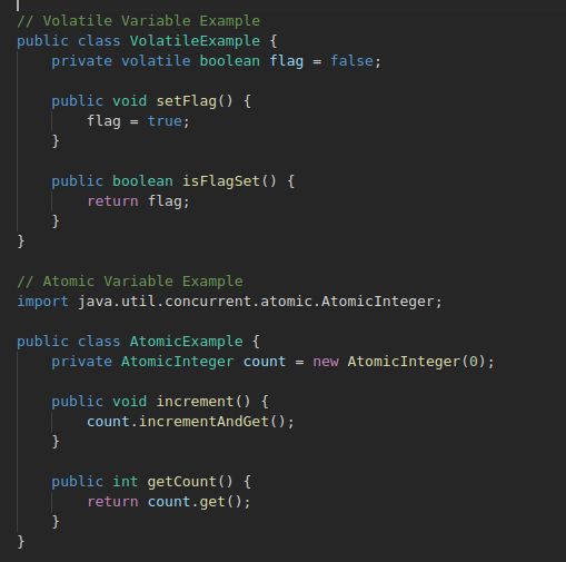 Naveen Metta on LinkedIn: #java #volatile #synchronization #atomic Naveen Metta on LinkedIn: #java #volatile #synchronization #atomic