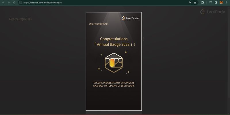 Surajit Dey on LinkedIn: #leetcode #consistency #growthmindset # ... Surajit Dey on LinkedIn: #leetcode #consistency #growthmindset # ...