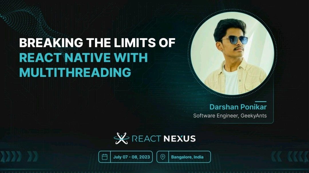 Darshan Ponikar on LinkedIn: See you tomorrow at React Nexus. Darshan Ponikar on LinkedIn: See you tomorrow at React Nexus.