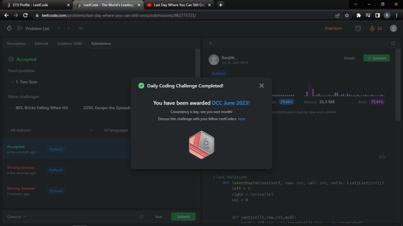 Ranjith Puvaneswaran on LinkedIn: #coding #leetcode #python # ... Ranjith Puvaneswaran on LinkedIn: #coding #leetcode #python # ...