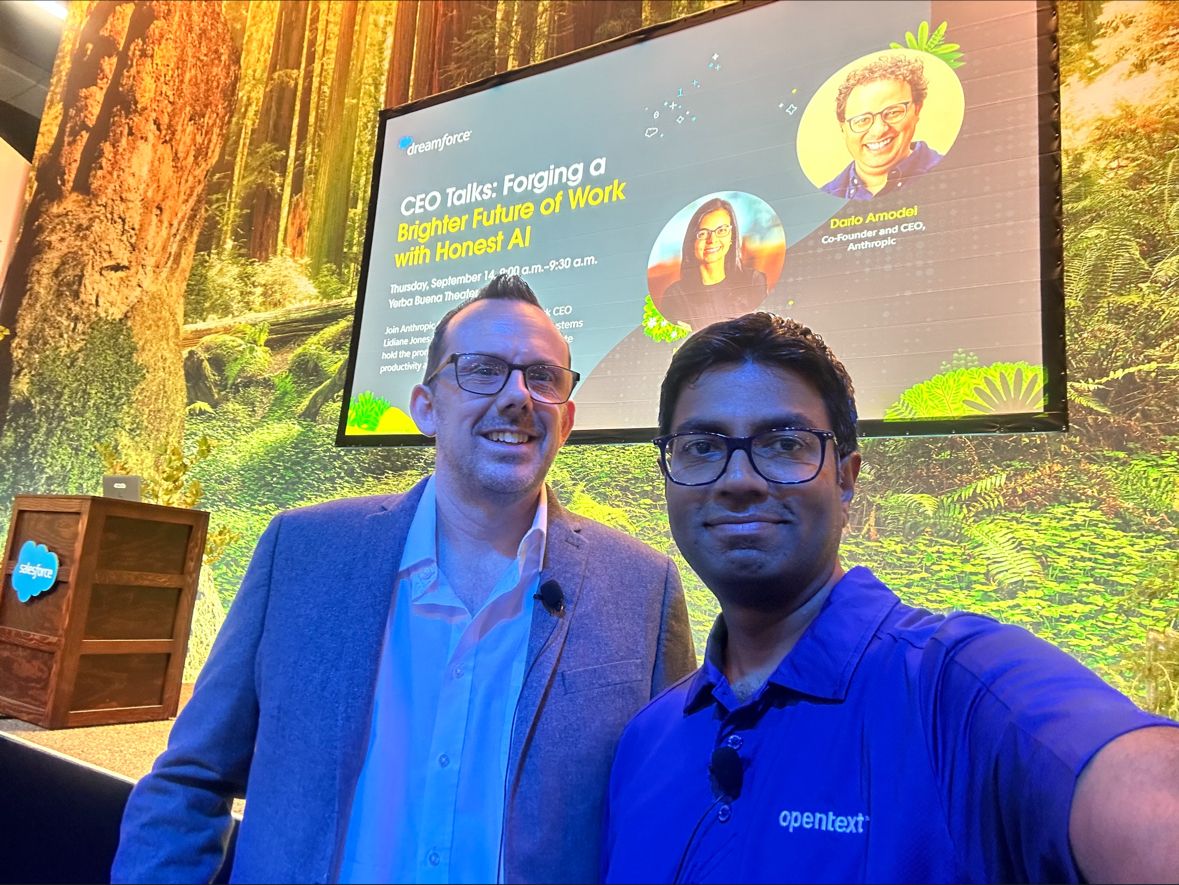 Murali Krishnan on LinkedIn: #opentext #df23 #opentext Murali Krishnan on LinkedIn: #opentext #df23 #opentext