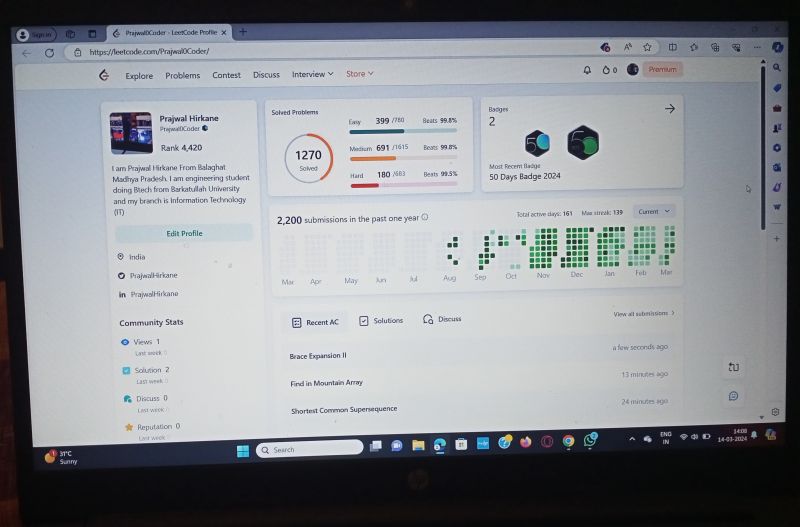 Prajwal Hirkane on LinkedIn: #365daychallenge #leetcode #dailycoding # ... Prajwal Hirkane on LinkedIn: #365daychallenge #leetcode #dailycoding # ...
