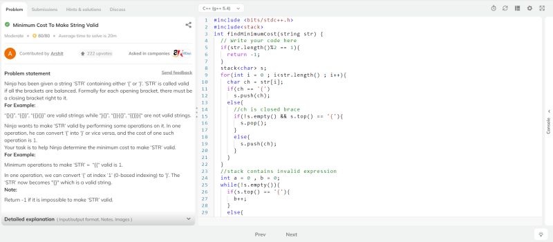 anup simha on LinkedIn: #codingchallenge #cplusplus #problemsolving # ... anup simha on LinkedIn: #codingchallenge #cplusplus #problemsolving # ...