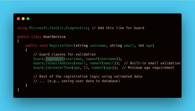 Devi Das on LinkedIn: #dotnet #csharp #guardclauses #bestpractices # ... Devi Das on LinkedIn: #dotnet #csharp #guardclauses #bestpractices # ...