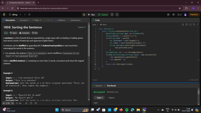 Suman S on LinkedIn: #leetcode #codingchallenge Suman S on LinkedIn: #leetcode #codingchallenge