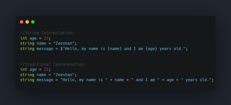 Boost your C# code with String Interpolation | Zeeshan Noor posted on ... Boost your C# code with String Interpolation | Zeeshan Noor posted on ...