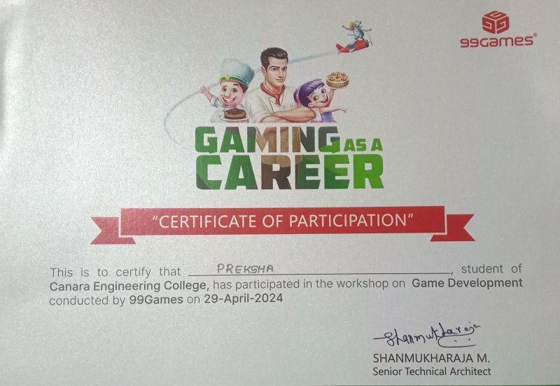 Preksha Poojary on LinkedIn: #99games Preksha Poojary on LinkedIn: #99games
