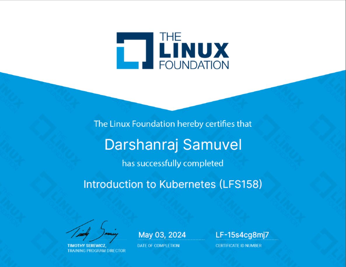 Darshanraj Samuvel on LinkedIn: Delighted to share that I've obtained a ... Darshanraj Samuvel on LinkedIn: Delighted to share that I've obtained a ...