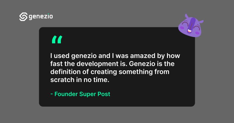 Genezio on LinkedIn: #genezio #testimonial Genezio on LinkedIn: #genezio #testimonial