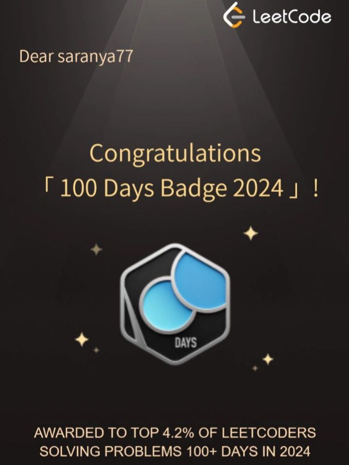 Saranya A on LinkedIn: #leetcode #dsa Saranya A on LinkedIn: #leetcode #dsa