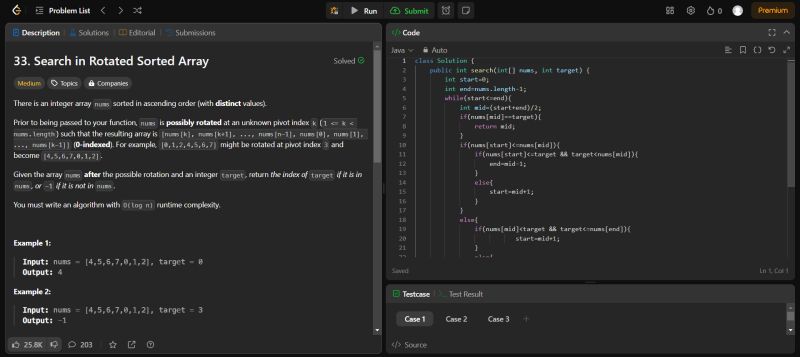 Palak Katara on LinkedIn: DAY 21/75 : LEETCODE Today question solved 33 ... Palak Katara on LinkedIn: DAY 21/75 : LEETCODE Today question solved 33 ...