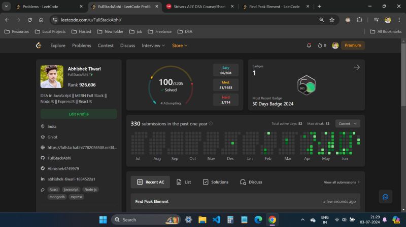 Abhishek Tiwari on LinkedIn: #coding #leetcode #javascript #dsa # ... Abhishek Tiwari on LinkedIn: #coding #leetcode #javascript #dsa # ...